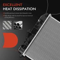 China Radiator with Oil Cooler for Cadillac Seville 2001-2004 V8 4.6L Automatic for sale