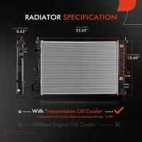 China Radiator with Transmission Oil Cooler for Chevrolet Spark 2016-2020 L4 1.4L for sale