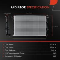 China Radiator for Jeep Cherokee 2014-2018 Chrysler 200 2015-2017 Manual Trans for sale