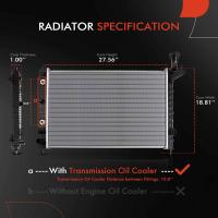 China Radiator with Trans Oil Cooler for Buick Enclave 08-17 Chevy Traverse GMC Auto for sale