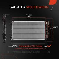 China Radiator with Trans Oil Cooler for Buick LaCrosse 10-16 Regal Chevy Impala Auto for sale
