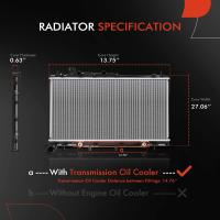 China Radiator with Transmission Oil Cooler for Subaru Legacy Outback 2010-2014 3.6L for sale