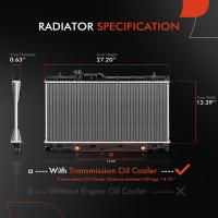 China Radiator for Subaru Legacy Outback 2000-2004 Baja H4 2.5L Automatic Manual Trans for sale