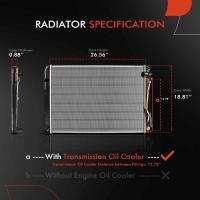 China Radiator with Trans Oil Cooler for Toyota Sienna 2005-2006 3.3L Automatic Trans. for sale