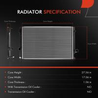 China Radiator for Lexus NX200t 2015-2017 NX300 2018-2021 2.0L Manual Trans. for sale