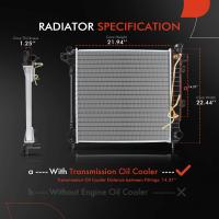 China Radiator with Transmission Oil Cooler for Dodge Dakota 97-99 Durango 98-99 for sale