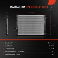 China Radiator for Chrysler 300 2005-2008 Dodge Charger 2006-2008 Magnum Challenger for sale