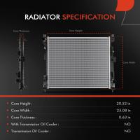 China Radiator for Jeep Grand Cherokee 2016-2020 Dodge Durango 3.6L 3.0L Manual Trans. for sale