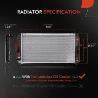 China Radiator with Transmission Oil Cooler for Cadillac Seville 2001-2004 V8 4.6L for sale