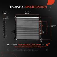 China Radiator with Trans Oil Cooler for Jeep Grand Cherokee 1999-2004 Auto Trans. for sale