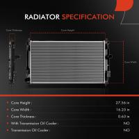 China Radiator for Jeep Compass Patriot Dodge Avenger Caliber Chrysler Manual Trans for sale