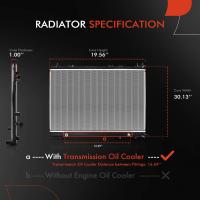China Radiator with Oil Cooler for Nissan Pathfinder 2013-2019 INFINITI JX35 QX60 for sale