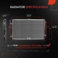 China Radiator with Transmission Oil Cooler for Chevrolet Impala Cadillac Buick 94-96 for sale