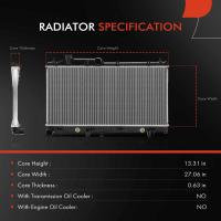 China Radiator with Transmission Oil Cooler for Subaru Legacy 11-14 Outback 10-14 2.5L for sale