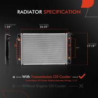 China Radiator with Transmission Oil Cooler for Buick Century 90-91 Chevrolet Pontiac for sale