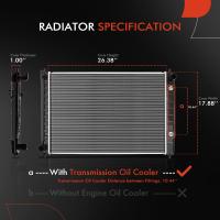 China Radiator with Oil Cooler for Nissan Murano 2008-2014 Quest 3.5L Automatic Trans for sale