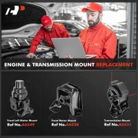 China 3x Engine Motor & Transmission Mount for Honda Accord 94-97 Odyssey Isuzu Oasis for sale