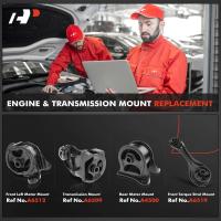 China 4x Engine Motor & Transmission Mount for Honda Accord 90-93 2.2L Manual trans for sale