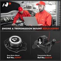 China 2x Engine Motor & Transmission Mount for Dodge Neon 2003-2005 L4 2.0L Auto Trans for sale