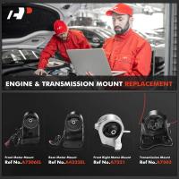 China 4x Engine Motor & Transmission Mount for INFINITI I30 I35 3.0L 3.5L Automatic for sale