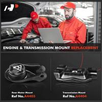 China 2x Engine Motor & Transmission Mount for Mazda 3 2004 2005 2006-2009 2.0L 2.3L for sale