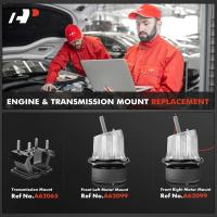 China 3x Engine Motor & Transmission Mount for Lexus GS350 2007-2011 IS250 Auto Trans for sale