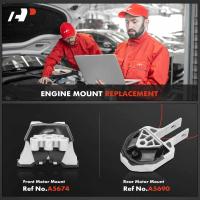China 2x Engine Motor Mount for Dodge Dart 2013-2016 L4 2.0L DOHC for sale