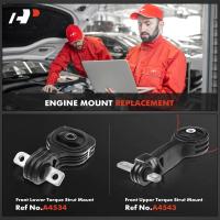 China 2x Front Lower & Upper Torque Strut Mount for Honda Civic 06-11 1.8L Automatic for sale