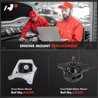 China 2x Engine Motor Mount for Honda Civic 2002-2005 2.0L Acura RSX 2002-2006 2.0L for sale