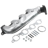 China Left Exhaust Manifold with Gasket for Chevrolet Silverado 2500 2001-2006 V8 8.1L for sale