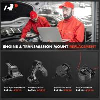 China 4x Engine Motor & Transmission Mount for Mitsubishi Lancer L4 2.0L Auto Trans for sale