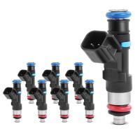 China 8x Black Fuel Injectors for Chevy Corvette 06-07 Trailblazer Cadillac CTS Pontiac for sale