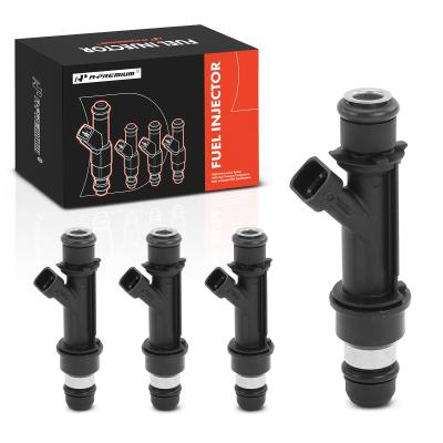 China 4x Black Fuel Injectors for Chevrolet Aveo 2004-2006 L4 1.6L GAS 2 Pins for sale