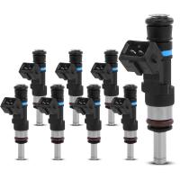 China 8x Black Fuel Injectors for BMW M3 2008-2013 4.0L E90 E92 E93 for sale