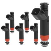 China 6x Black Fuel Injectors for Ford F-150 99-03 E-150 E-250 Econoline V6 4.2L truck for sale