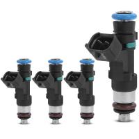 China 4x Black Fuel Injectors for Nissan Altima 2007-2013 Rogue Sentra L4 2.5L for sale