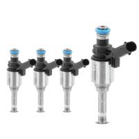China 4x Black Fuel Injectors for Audi A3 A4 A5 Q3 Quattro Q5 Volkswagen GTI Passat for sale