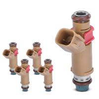 China 5x Tan Fuel Injectors for Volvo S40 2004-2010 V50 2005-2010 L5 2.4L Gas for sale