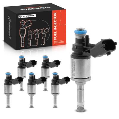 China 6x Black Fuel Injectors for Chevrolet Traverse Buick Enclave 2012-2017 GMC 3.6L for sale