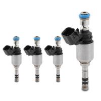 China 4x Black Fuel Injectors for Chevrolet Malibu Camaro Cadillac CTS ATS Buick 2.0L for sale