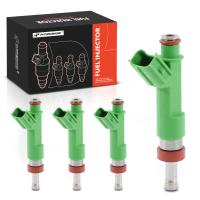 China 4x Green Fuel Injectors for Toyota Camry Avalon Highlander Sienna Lexus NX300h for sale