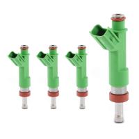 China 4x Green Fuel Injectors for Toyota Camry Avalon Highlander Sienna Lexus NX300h for sale