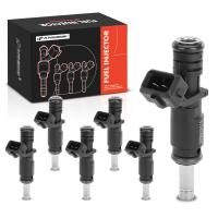 China 6x Fuel Injector for BMW 128i 323i 325i 328i 330i 525xi 528i 530i X3 X5 Z4 for sale