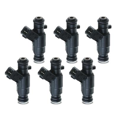 China 6x Fuel Injectors for Mercedes-Benz W202 C208 A208 W210 S210 W163 C280 1998-2000 for sale