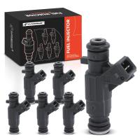 China 6x Black Fuel Injectors for Saturn Vue 2002-2003 V6 3.0L for sale