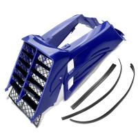 China Blue Plastic Gas Tank Side Covers with Grill for Yamaha Banshee 350 YFZ350 87-06 for sale