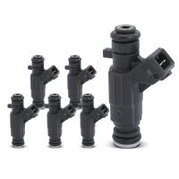 China 6x Black Fuel Injectors for Saturn Vue 2002-2003 V6 3.0L for sale