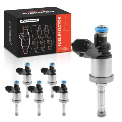 China 6x Black Fuel Injectors for Chevrolet Camaro Traverse GMC Acadia Buick Cadillac for sale
