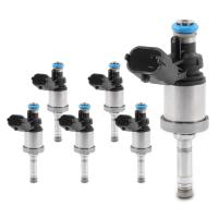 China 6x Black Fuel Injectors for Chevrolet Camaro Traverse GMC Acadia Buick Cadillac for sale