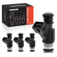 China 4x Black Fuel Injectors for Mercury Mariner 2002-2006 Outboard Motor 60HP L4 2.3L for sale